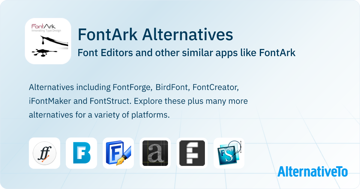 FontArk Alternatives: Top 10 Font Editors & Similar Websites ...