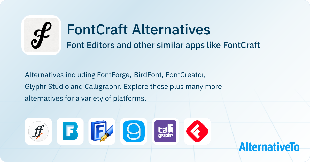 FontCraft Alternatives: Top 8 Font Editors & Similar Websites ...