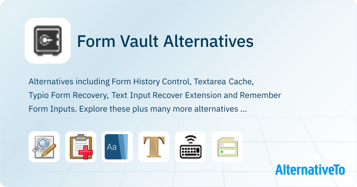 Form Vault Alternatives - Explore Similar Apps | AlternativeTo