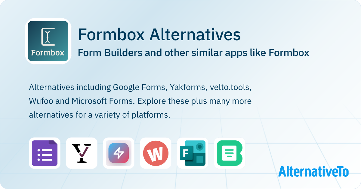 Formbox Alternatives: Top 12 Form Builders & Similar Apps | AlternativeTo