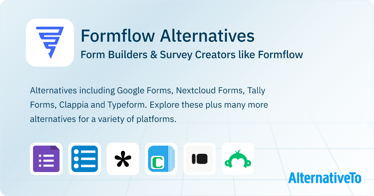 Formflow Alternatives: Top 15 Form Builders & Survey Creators ...