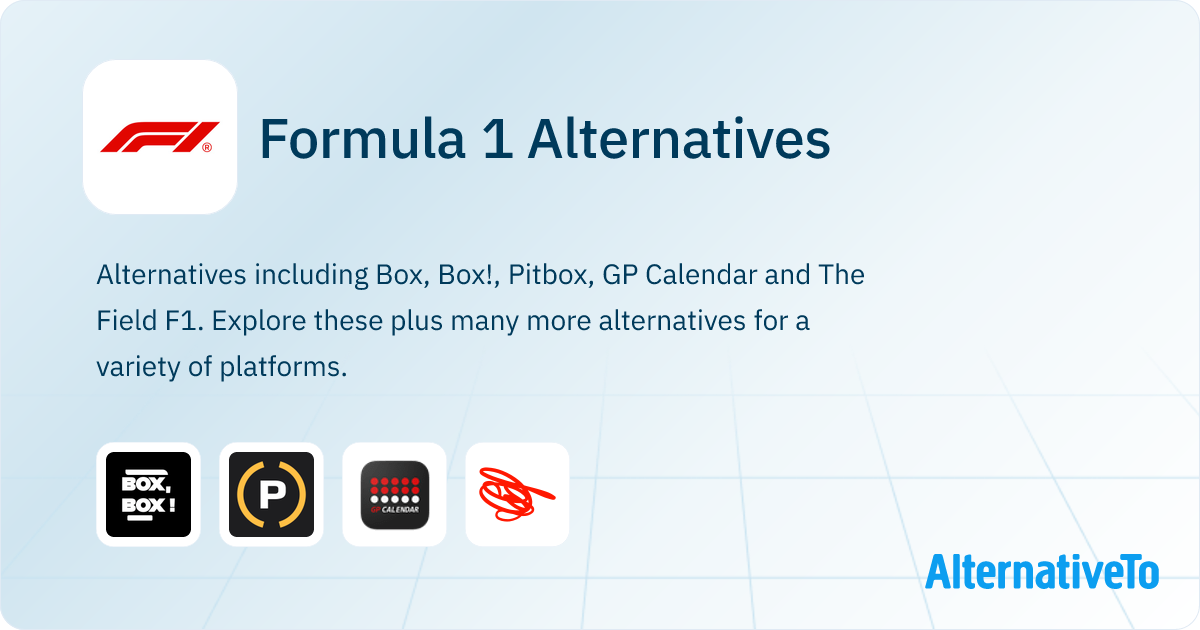Formula 1 Alternatives - Explore Similar Apps & Services | AlternativeTo