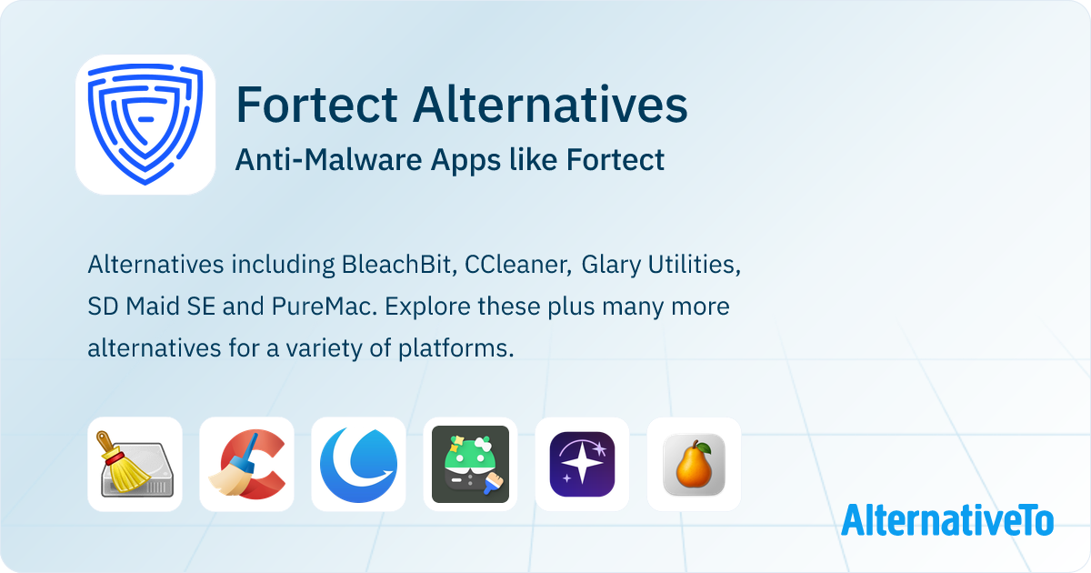 Fortect Alternatives: Top 12 Anti-Malware & Similar Apps | AlternativeTo