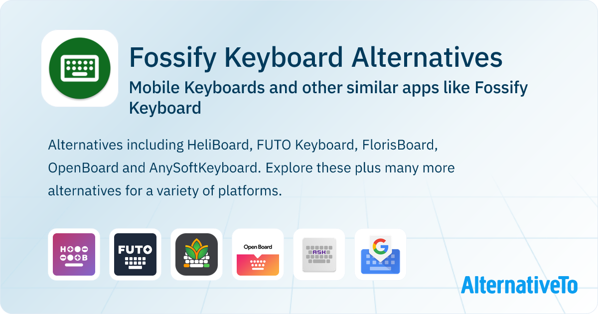 Fossify Keyboard Alternatives: Top 12 Mobile Keyboards & Similar Apps ...