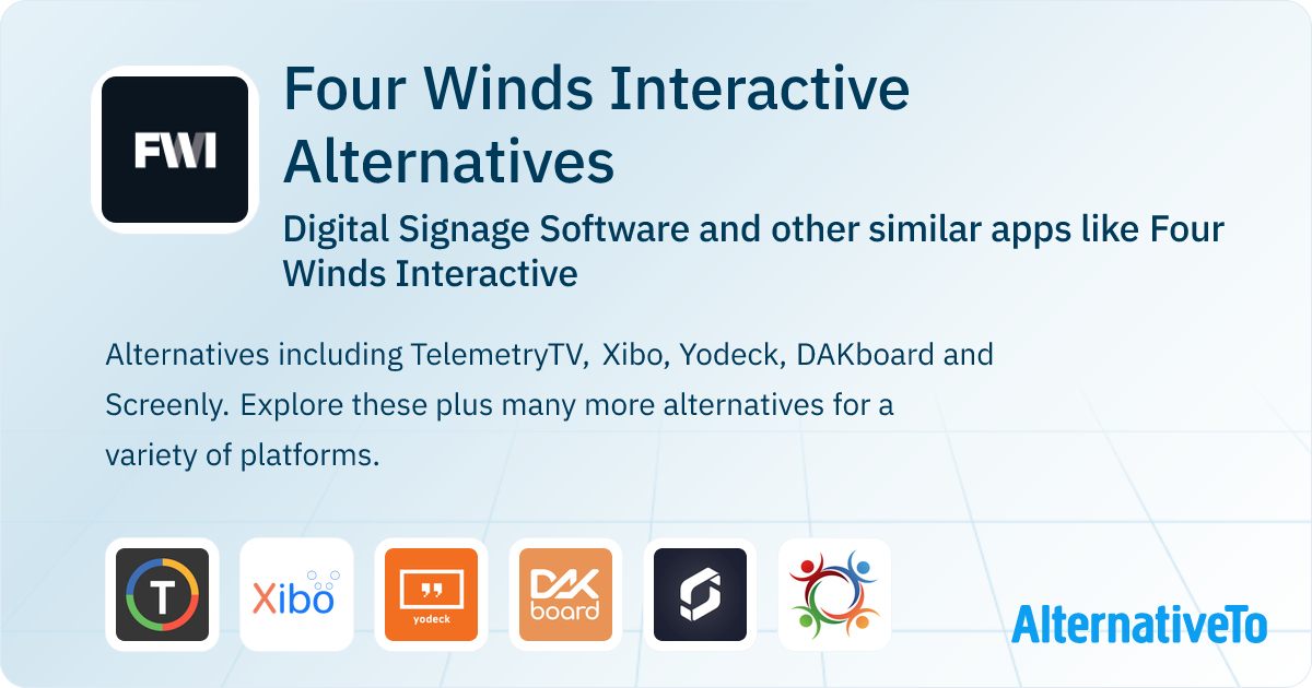 Four Winds Interactive Alternatives: Top 12 Digital Signage Software ...