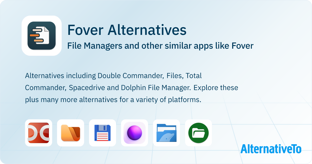 Fover Alternatives: Top 12 File Managers & Similar Apps | AlternativeTo