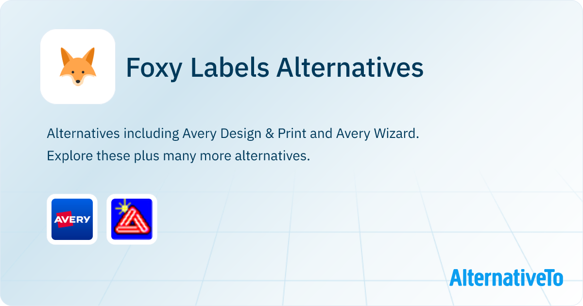 Foxy Labels Alternatives - Explore Similar Sites & Apps | AlternativeTo