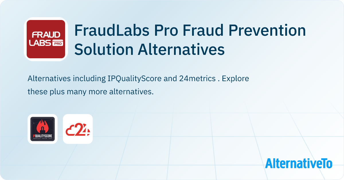 FraudLabs Pro Fraud Prevention Solution Alternatives - Explore Similar ...