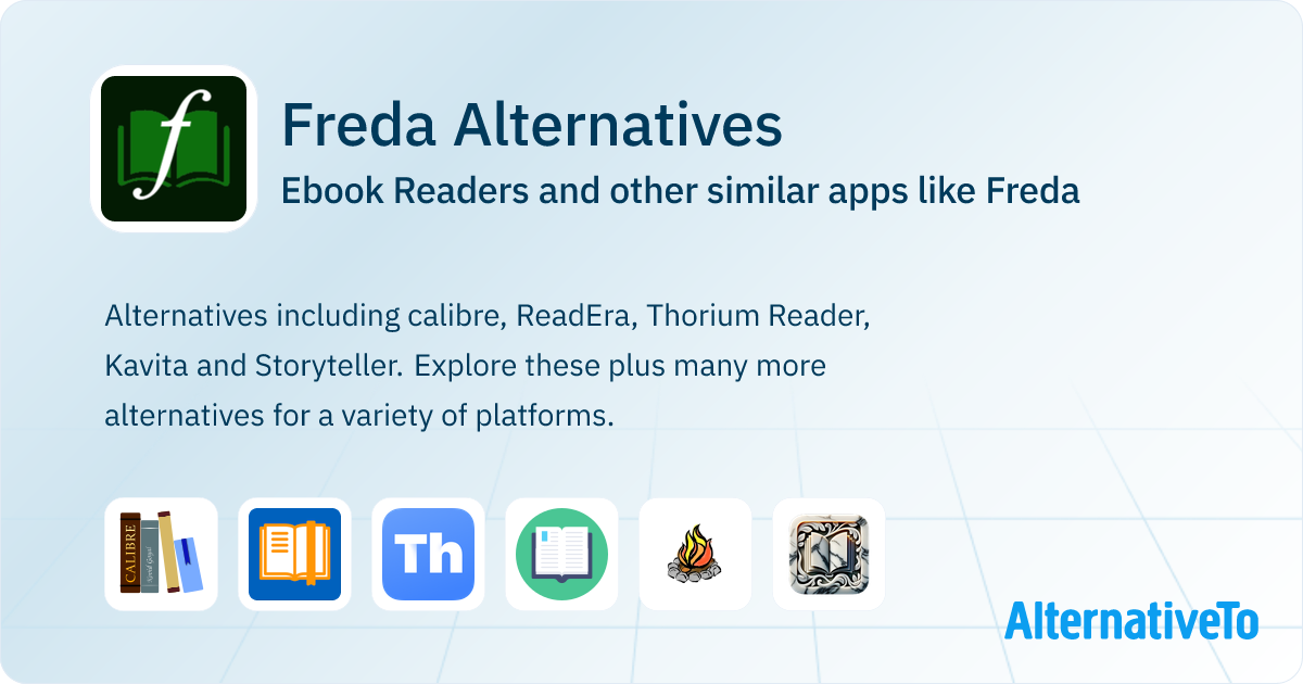 Freda Alternatives: Top 12 Ebook Readers & Similar Apps | AlternativeTo