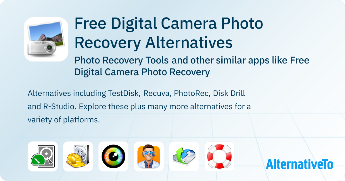 Free Digital Camera Photo Recovery Alternatives: Top 12 Photo Recovery ...