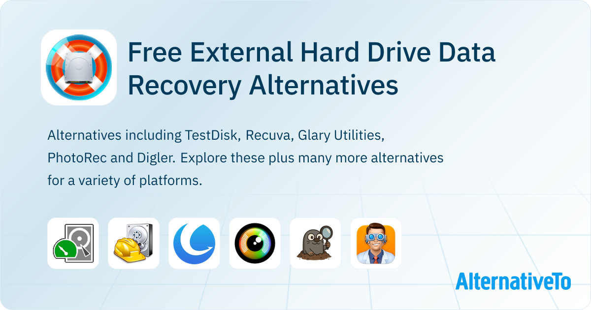 Free External Hard Drive Data Recovery Alternatives - Explore Similar ...