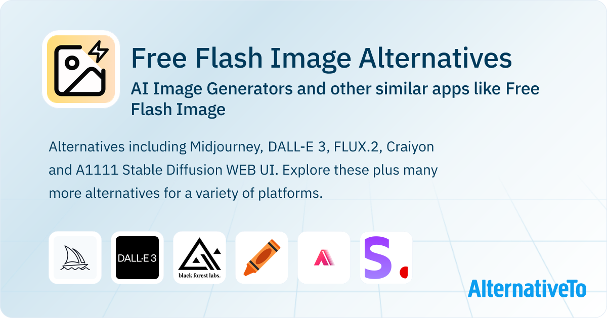 Free Flash Image Alternatives: Top 12 AI Image Generators & Similar ...