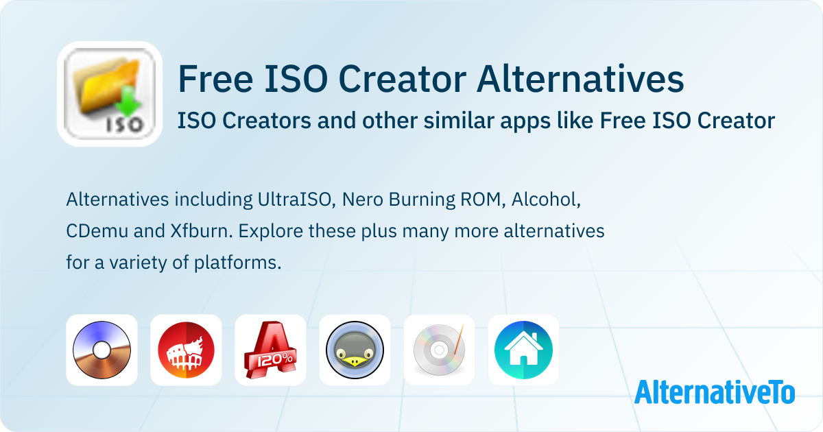 Free ISO Creator Alternatives: Top 20 ISO Creators & Similar Apps ...