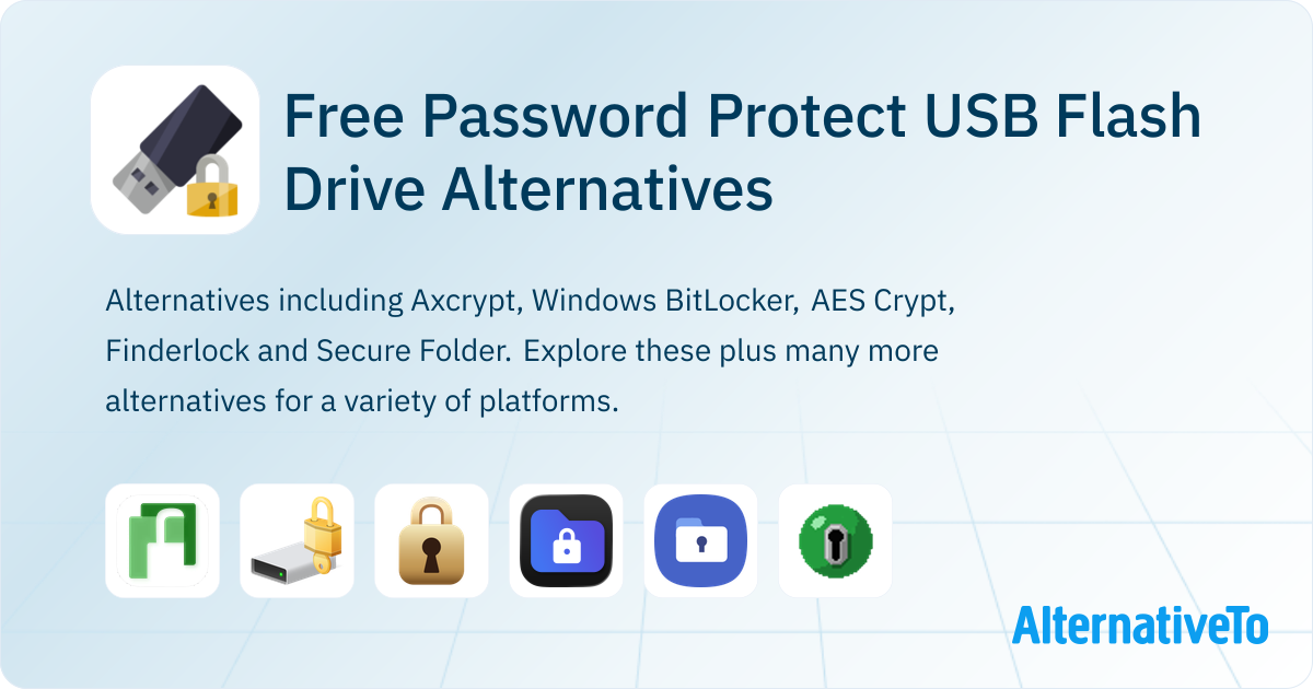 Free Password Protect USB Flash Drive Alternatives - Explore Similar ...