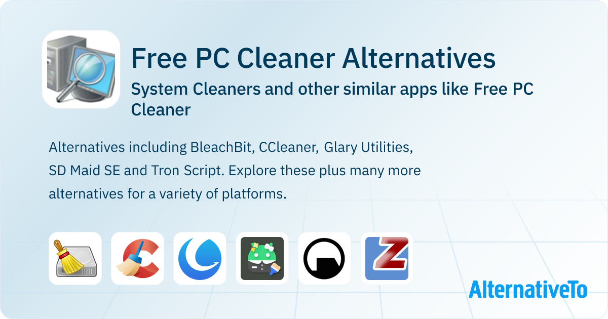 Free PC Cleaner Alternatives: Top 12 System Cleaners & Similar Apps ...