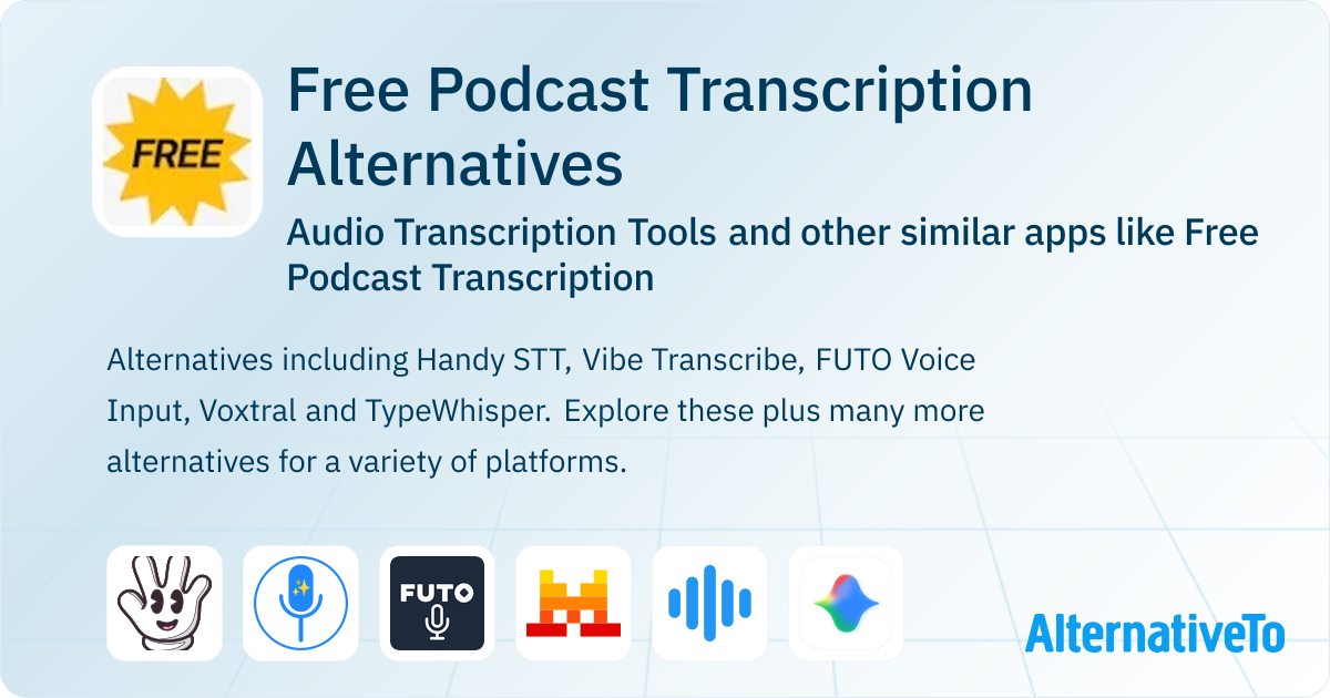 Free Podcast Transcription Alternatives: Top 12 Audio Transcription ...