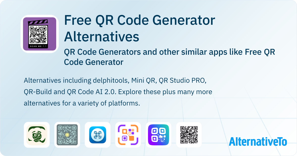 Free QR Code Generator Alternatives: QR Code Generators & Similar ...