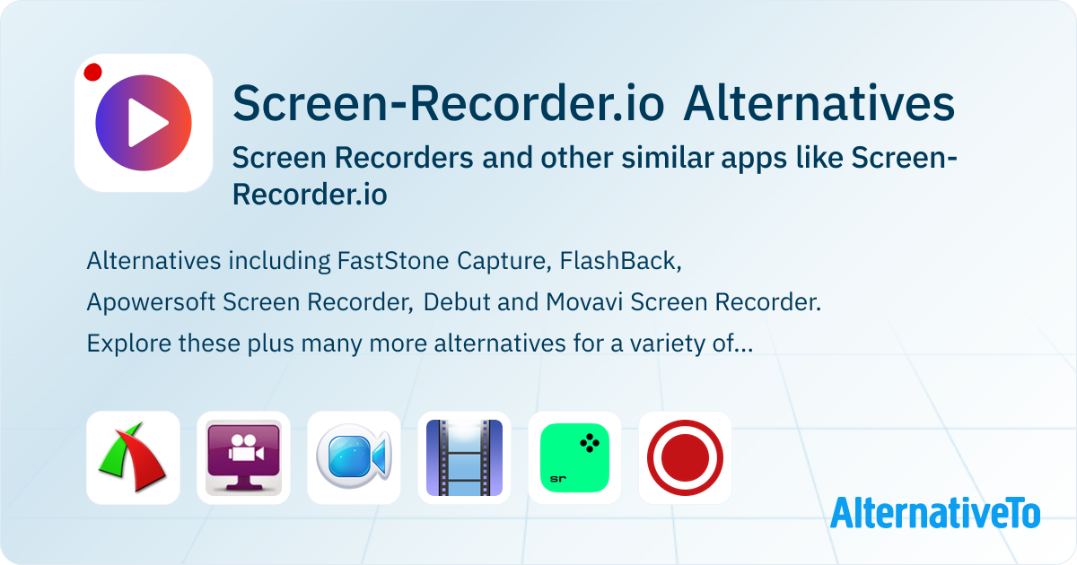 Screen-Recorder.io Alternatives: Top 10 Screen Recorders & Similar Apps ...