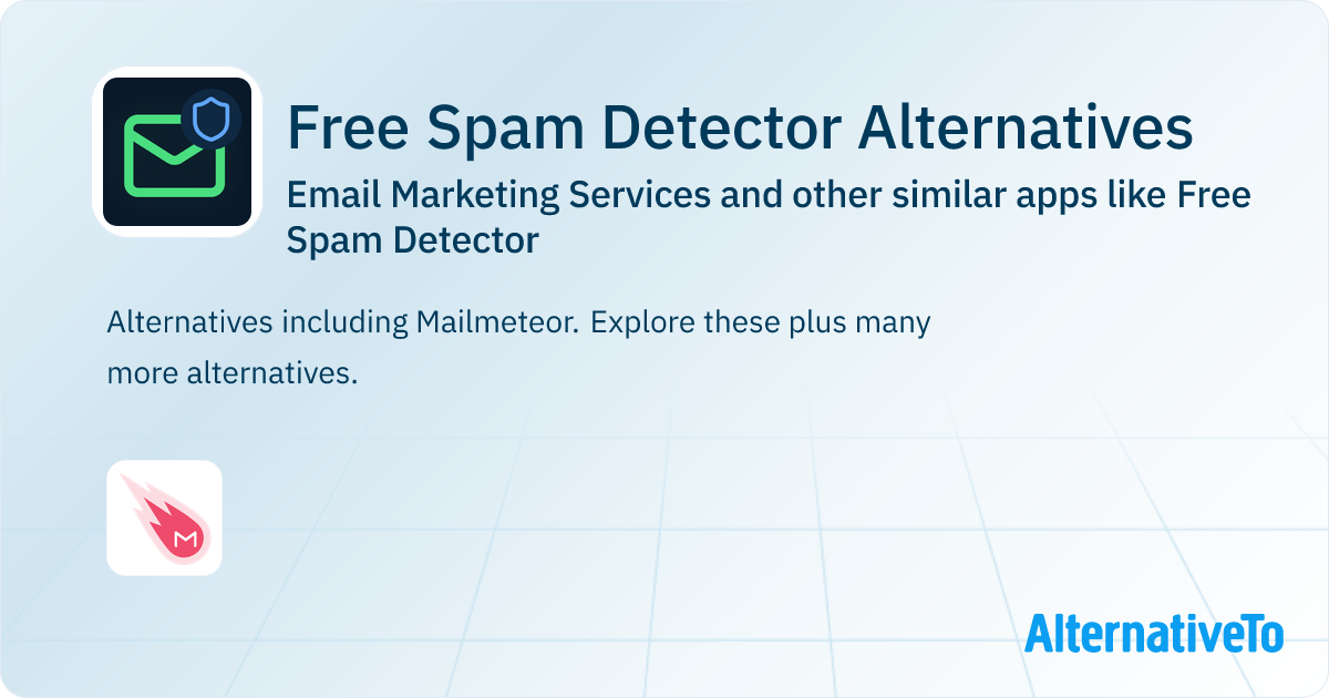 Free Spam Detector Alternatives: Top 1 Email Marketing Services ...