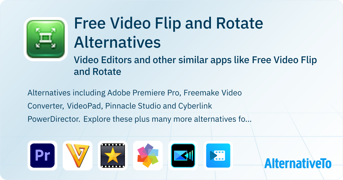 Free Video Flip and Rotate Alternatives: Top 20 Video Editors & Similar ...