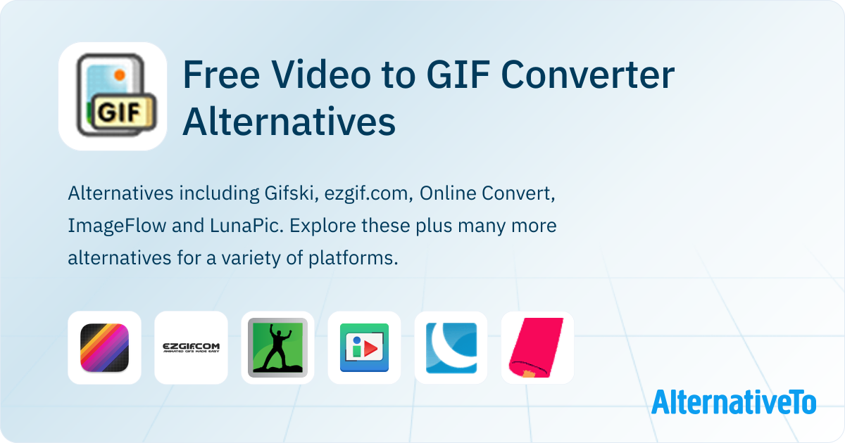 Free Video to GIF Converter Alternatives - Explore Similar Software ...