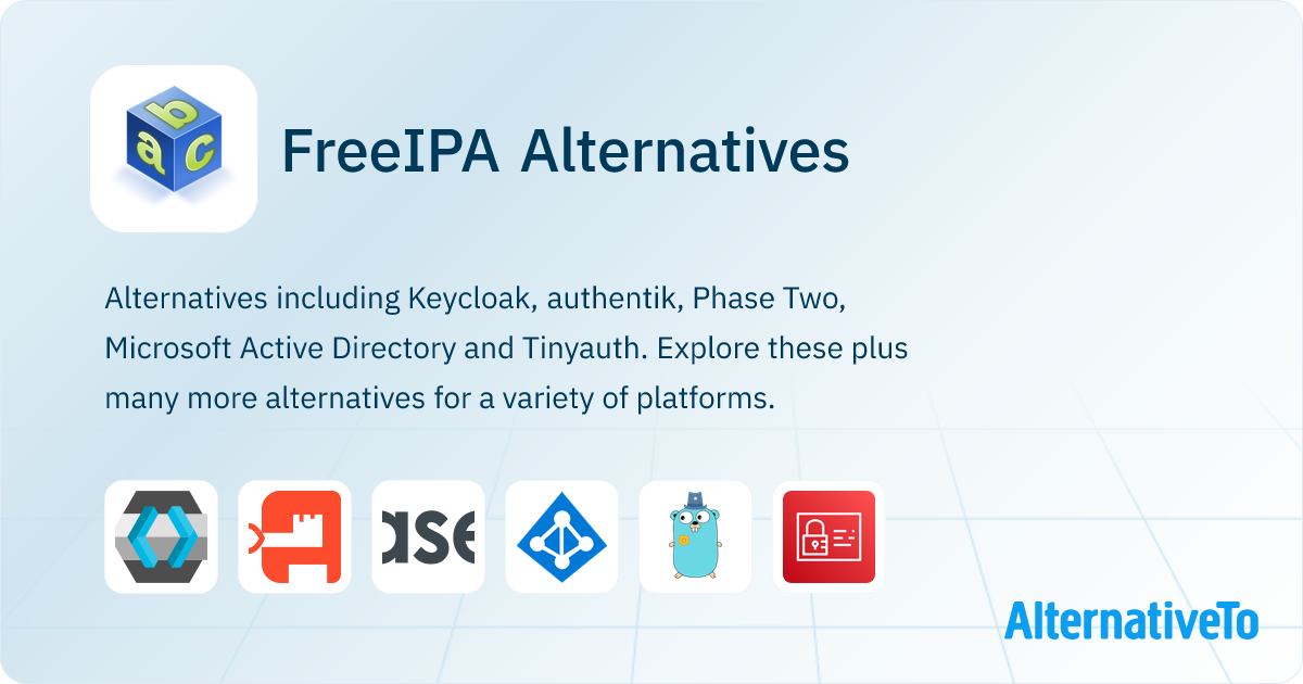 FreeIPA Alternatives - Explore Similar Software | AlternativeTo