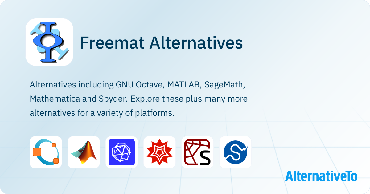 Freemat Alternatives - Explore Similar Software | AlternativeTo