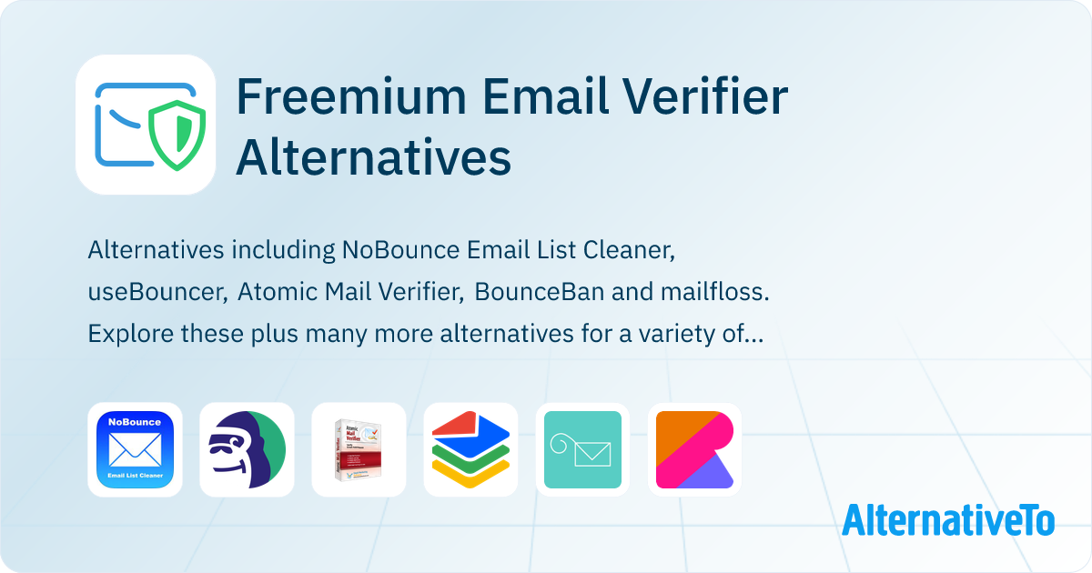 Freemium Email Verifier Alternatives - Explore Similar Sites & Apps ...
