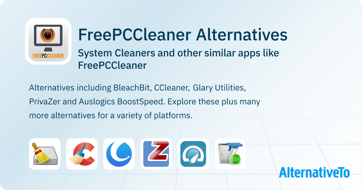 FreePCCleaner Alternatives: Top 12 System Cleaners & Similar Apps ...