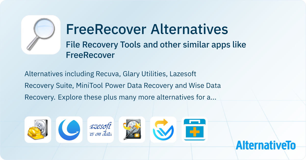 FreeRecover Alternatives: Top 12 File Recovery Tools & Similar Apps ...