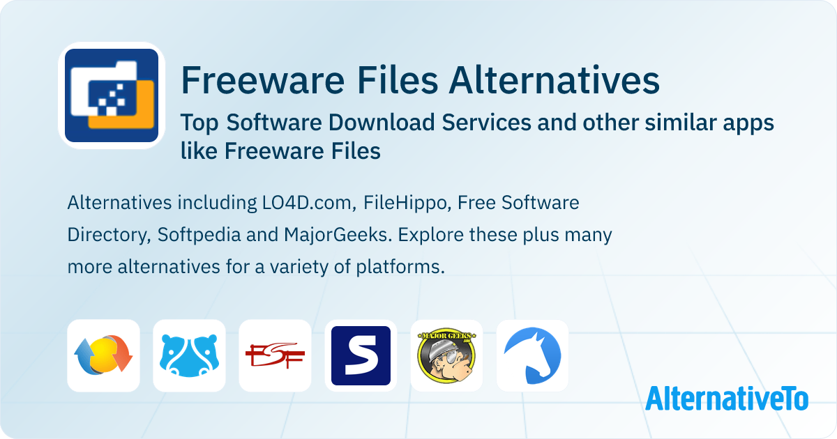 Great Freeware Files Alternatives: Top Software Download Services ...