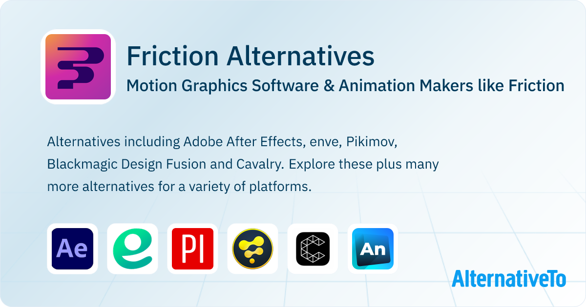 Friction Alternatives: Top 8 Motion Graphics Software | AlternativeTo