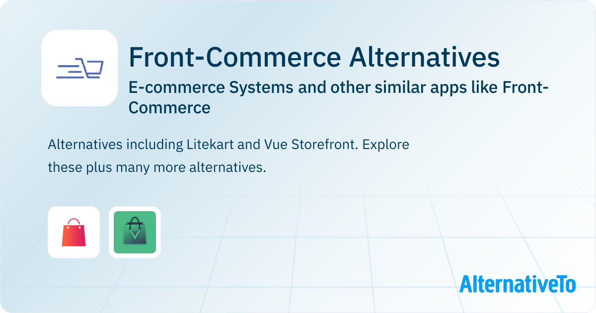 Front-Commerce Alternatives: Top 2 E-commerce Systems & Similar Apps ...