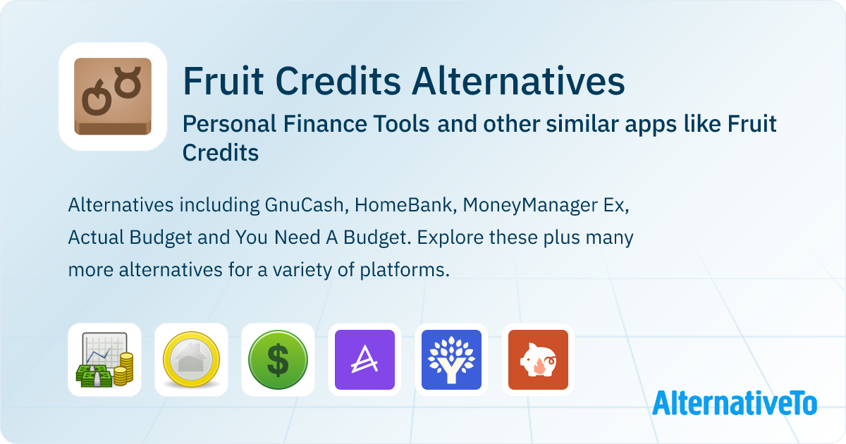 Fruit Credits Alternatives: Top 12 Personal Finance Tools & Similar ...