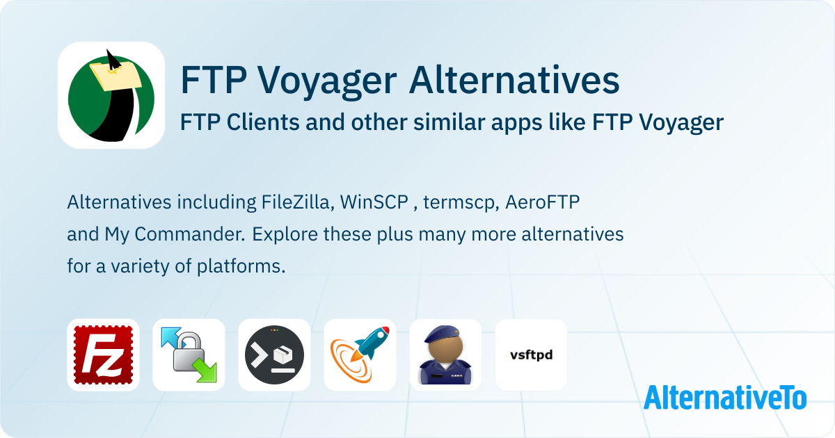 FTP Voyager Alternatives: Top 17 FTP Clients & Similar Apps | AlternativeTo
