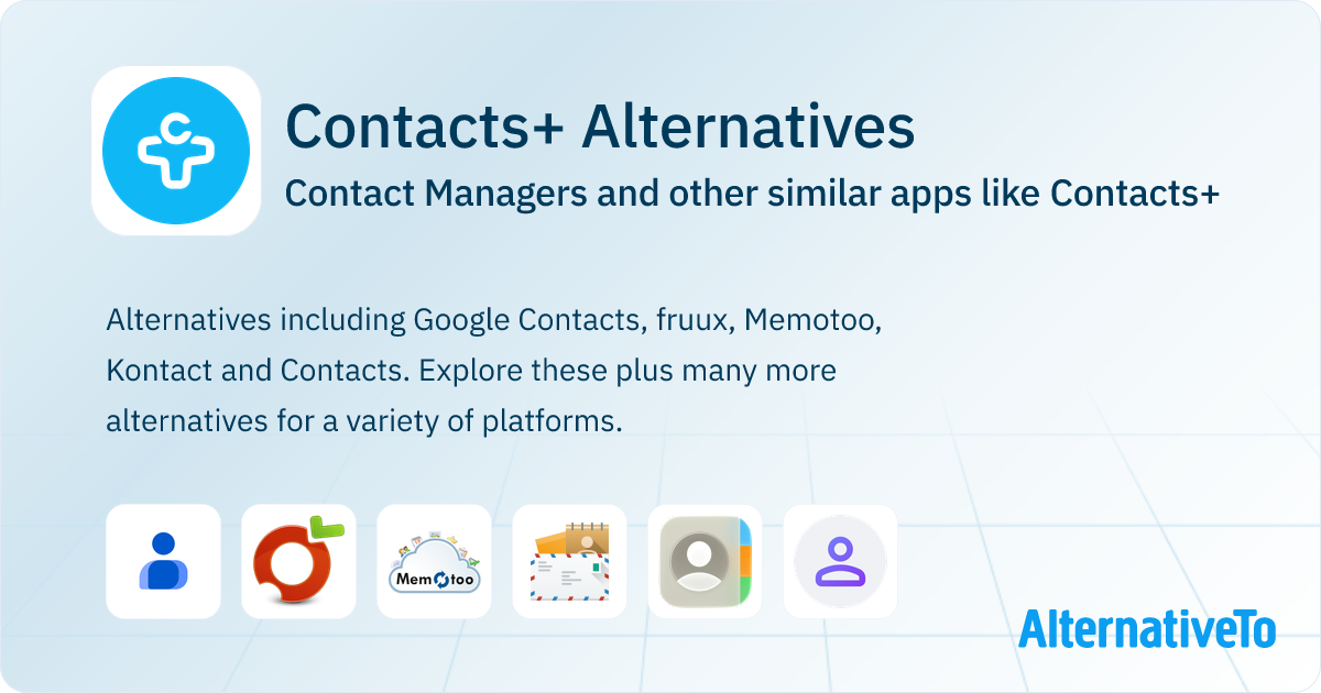 Contacts+ Alternatives: Top 12 Contact Managers & Similar Apps ...