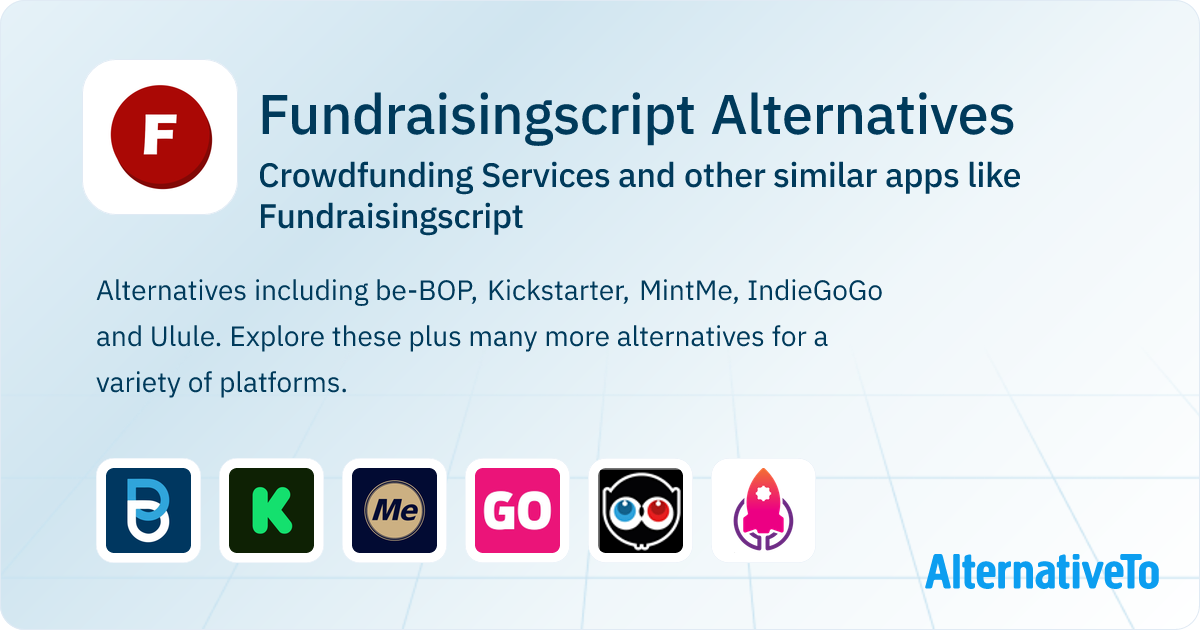 Fundraisingscript Alternatives: Top 12 Crowdfunding Services & Similar ...