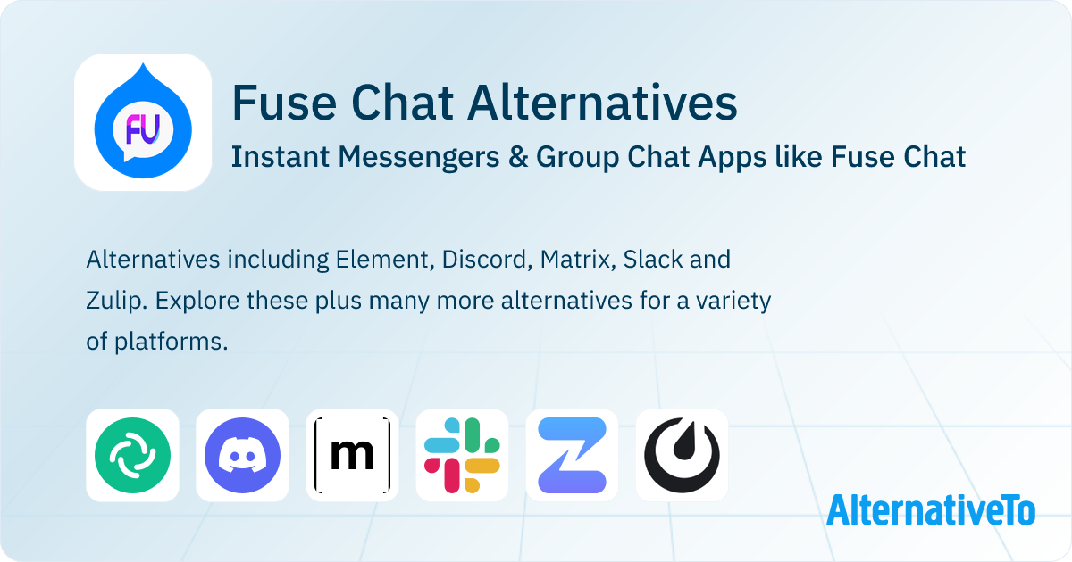 Fuse Chat Alternatives: Top 12 Instant Messengers | AlternativeTo