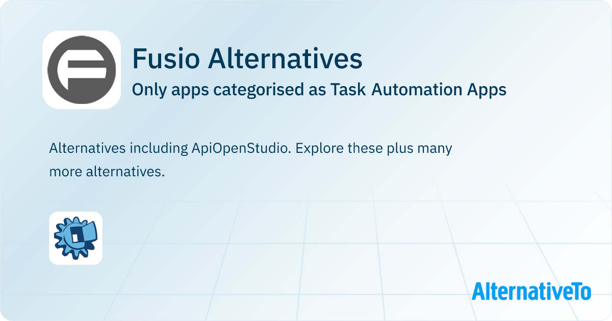 Fusio Alternatives: Top 1 Task Automation Apps | AlternativeTo