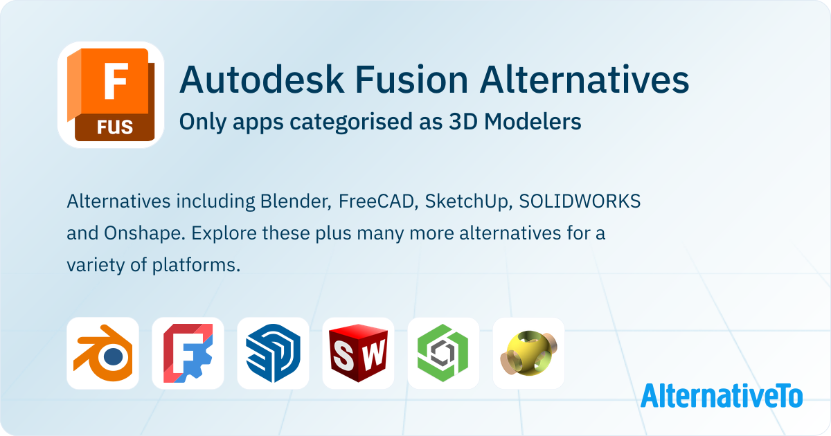 Autodesk Fusion Alternatives: Top 12 3D Modelers | AlternativeTo