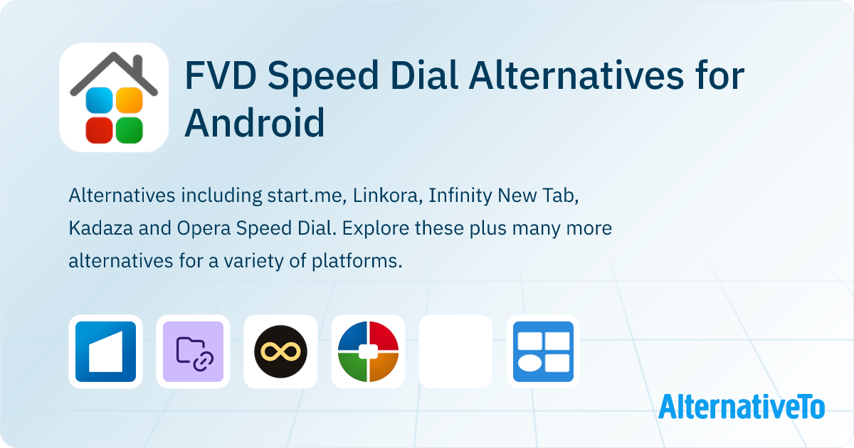 FVD Speed Dial Alternatives for Android: Top 9 Personal Homepages ...