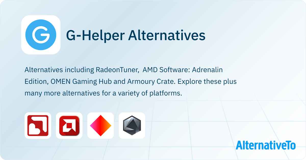 G-Helper Alternatives - Explore Similar Software | AlternativeTo