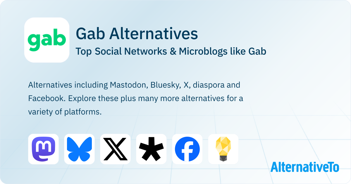 Great Gab Alternatives: Top Social Networks & Microblogs | AlternativeTo