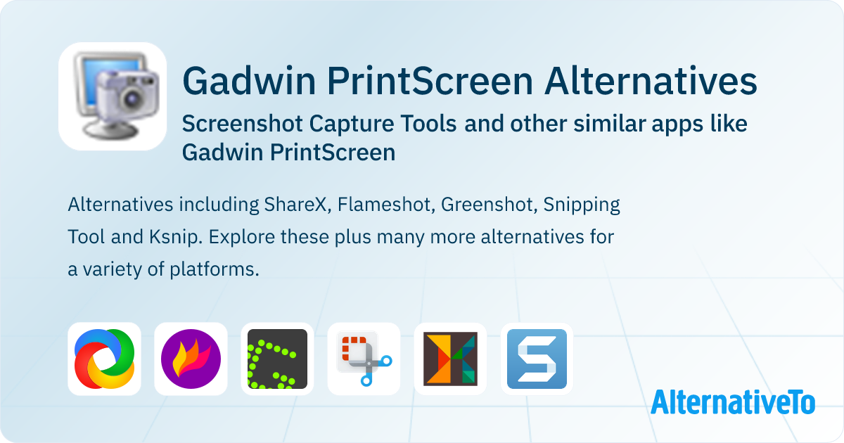 Gadwin PrintScreen Alternatives: Top 12 Screenshot Capture Tools ...