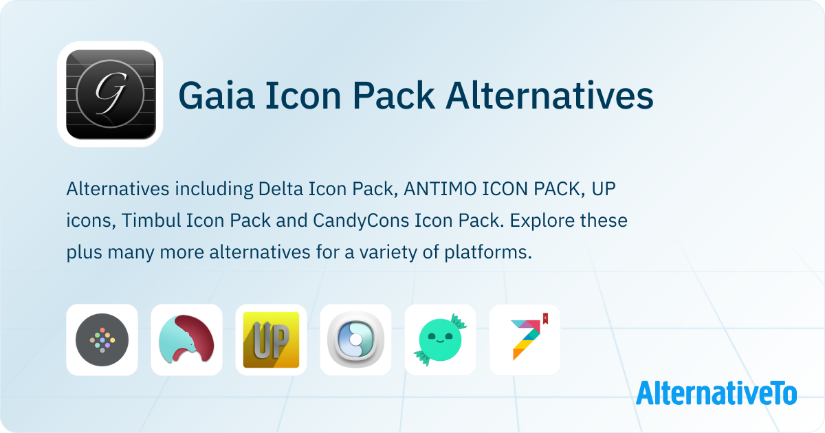 Gaia Icon Pack Alternatives and Similar Apps | AlternativeTo
