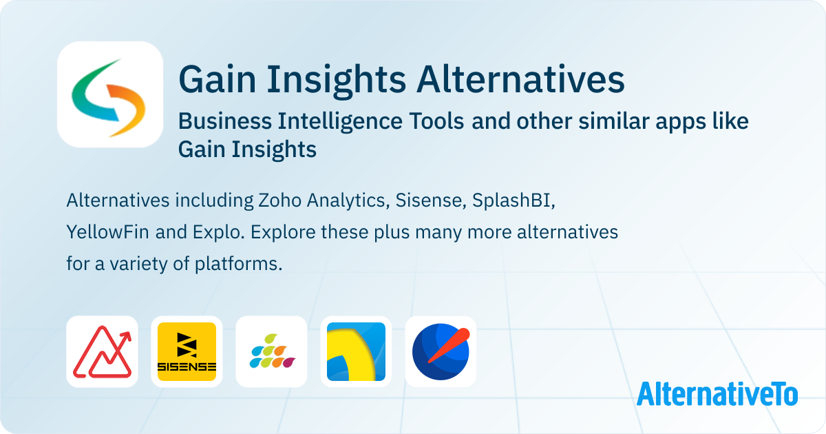 Gain Insights Competitors: Top 5 Alternative Business Intelligence ...