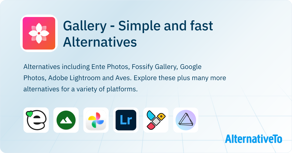 Gallery - Simple and fast Alternatives and Similar Apps | AlternativeTo