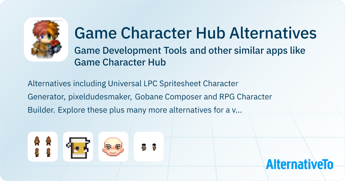 Game Character Hub Alternatives: Top 4 Game Development Tools & Similar ...