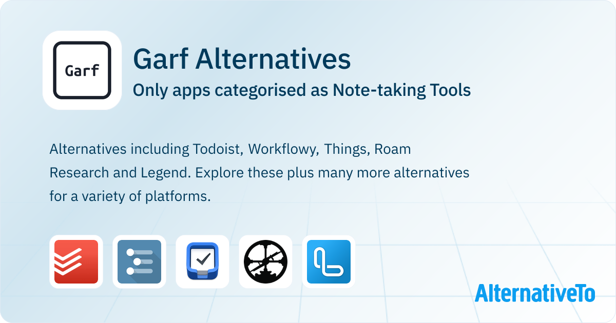 Garf Alternatives: Top 5 Note-taking Tools | AlternativeTo