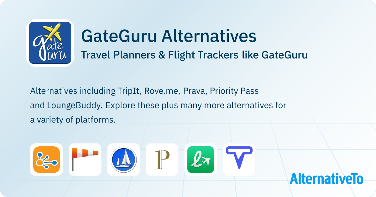 GateGuru Alternatives: Top 21 Travel Planners | AlternativeTo